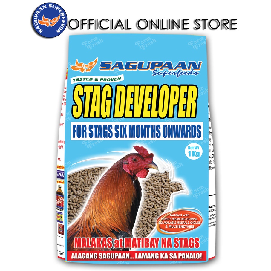 Sagupaan Stag Developer, 1kilo pack, Poultry, Gamefowl,Stag,Feeds ...