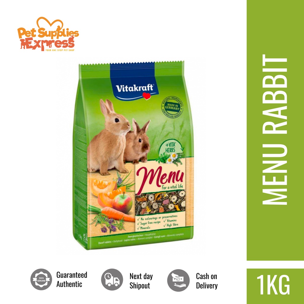 Vitakraft Menu Rabbit Food 1kg | Shopee Philippines