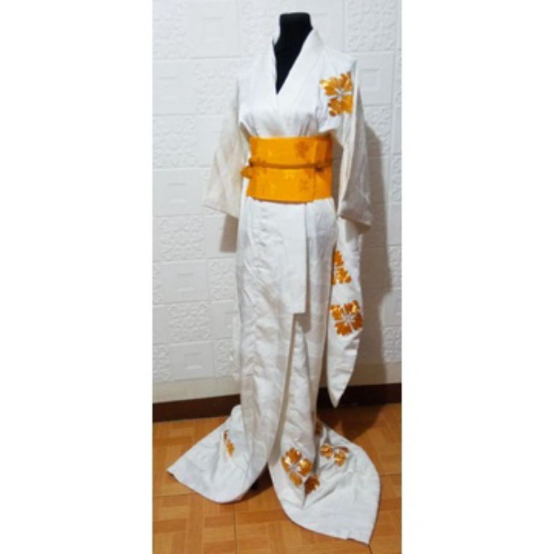 Traditional Japanese Kimono With Obi Belt | Shopee Philippines