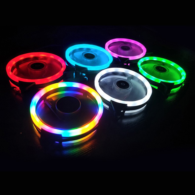 COOLMOON Cool Moon dual-hole second-generation chassis fan 12 cm mute ...