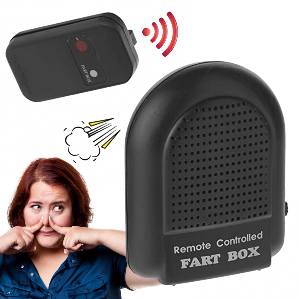 Hilimer Funny Tricky Toys Remote Control Fart Box Simulated Farting ...