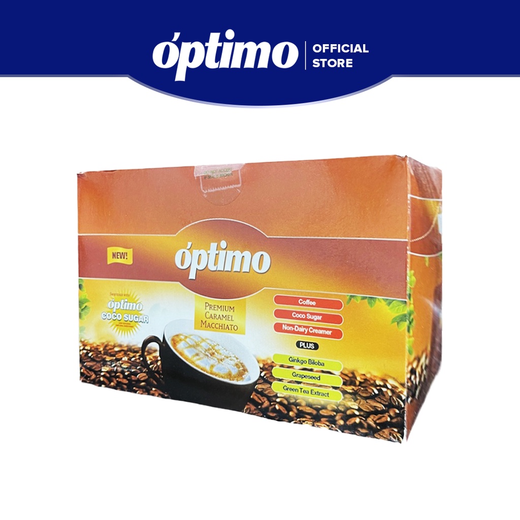 [Healthy Coffee] Optimo Coffee Caramel Macchiato 30s | Shopee Philippines
