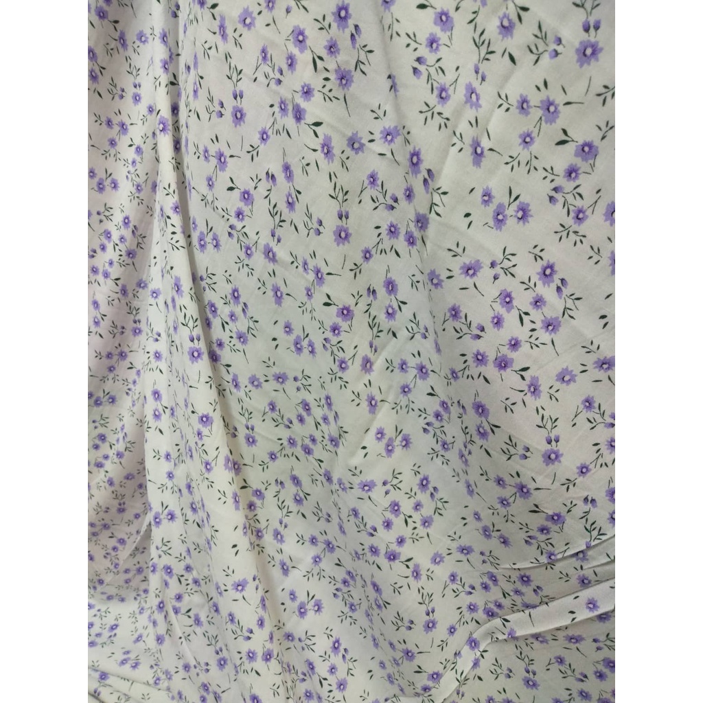 Challis Printed Fabric (Floral Design) | Shopee Philippines