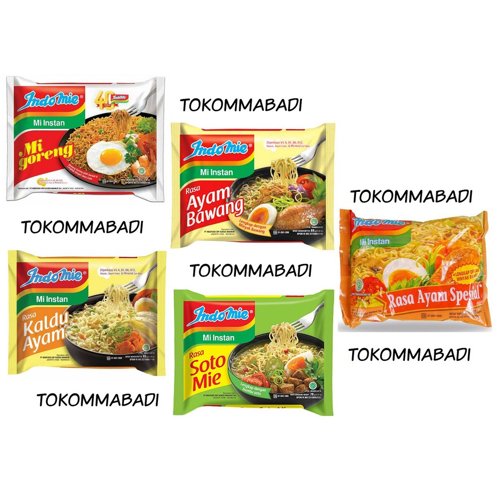 (5Pcs) INDOMIE All Variants (Fried / Boiled) | Shopee Philippines