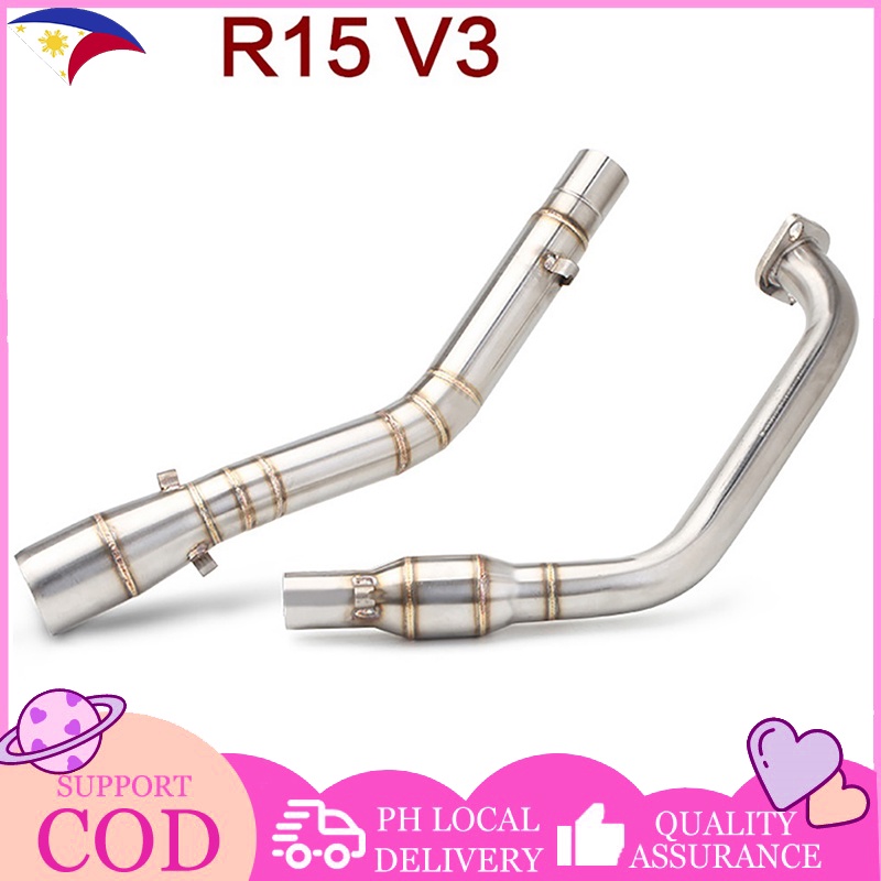 For YAMAHA YZF R15 V2 V3 R15 V3 2017-2021 Motorcycle Exhaust Muffler ...