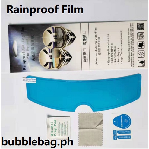 Universal Helmet Rainproof Film Motorcycle Helmet Lens Fog Resistant ...