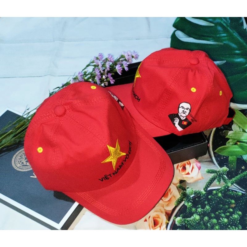 Vietnamese Yellow Letter & Star Embroidery Hat. | Shopee Philippines