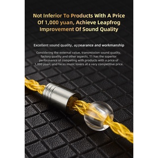 QKZ T1 200 cores 8 strand OFC copper silver-plated upgrade cable wire 3.5mm QDC type for KZ ZSN ...