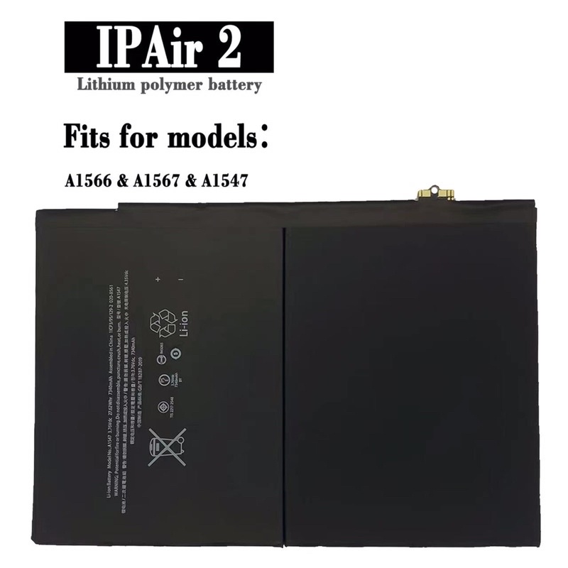 Replacement High Capacity Battery For IP 6/Air2 Lithium Replacement Batt | Shopee Philippines