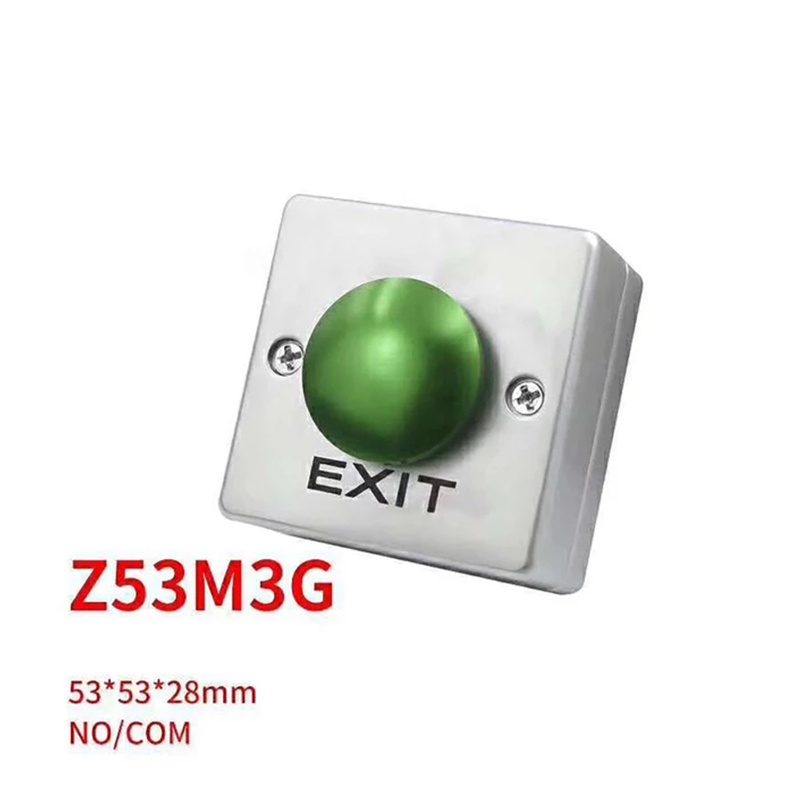 Zinc Alloy GATE DOOR Exit Button Exit Switch Door Exit Push Button Release Switch Opener For ...