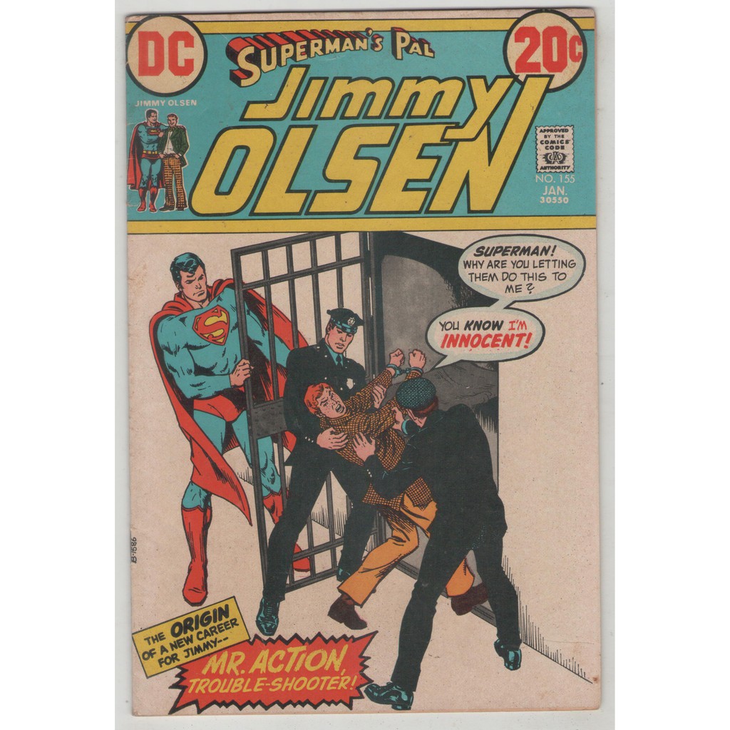 Jimmy Olsen 155, 157, 160 (1973) Superman appears. Early Bronze Age ...