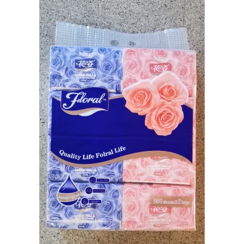 COD huazi Organic Facial Tissue Imported raw wood pulp big paper tissue ...