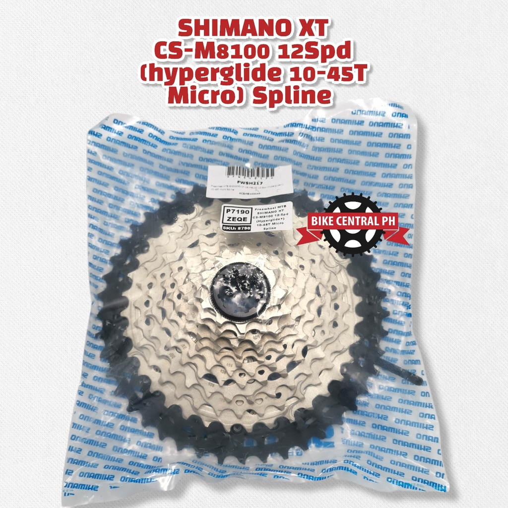 SHIMANO Freewheel Cogs XT CS M8100 12s HG+ Microspline | Shopee Philippines