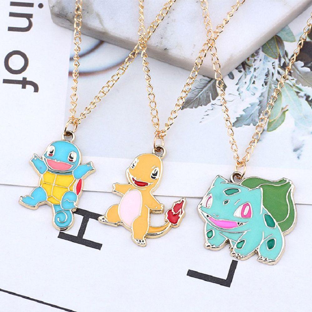 BLUEVELVET Pokemon Necklace Cute Korean Exquisite Q Version MINI Model ...