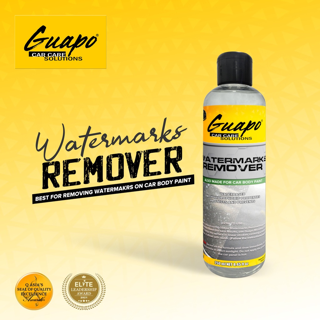 Guapo Car Care Solutions Watermarks Remover for Car Body Paint and ...