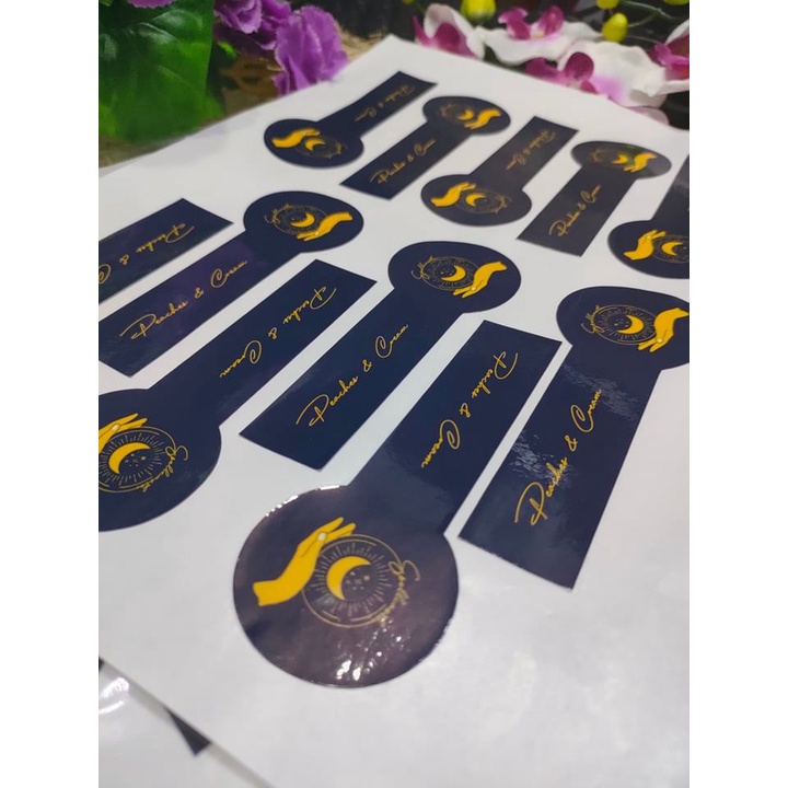 Product labels customized print and cut Sticker labels - package ...