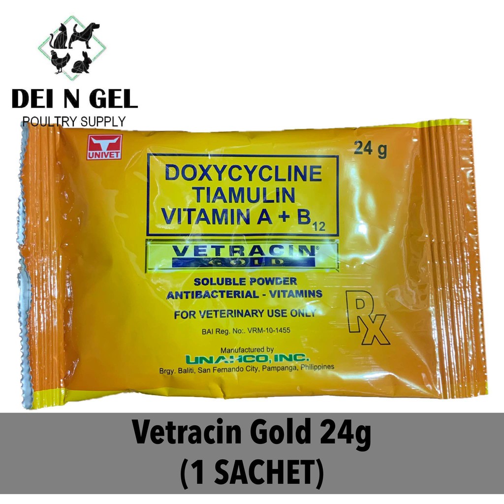 Vetracin Gold 24g for Gamefowl (1 Sachet) | Shopee Philippines