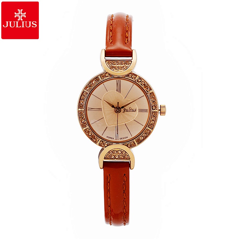 JULIUS official store heart-shaped fashion ladies waterproof watch JA ...
