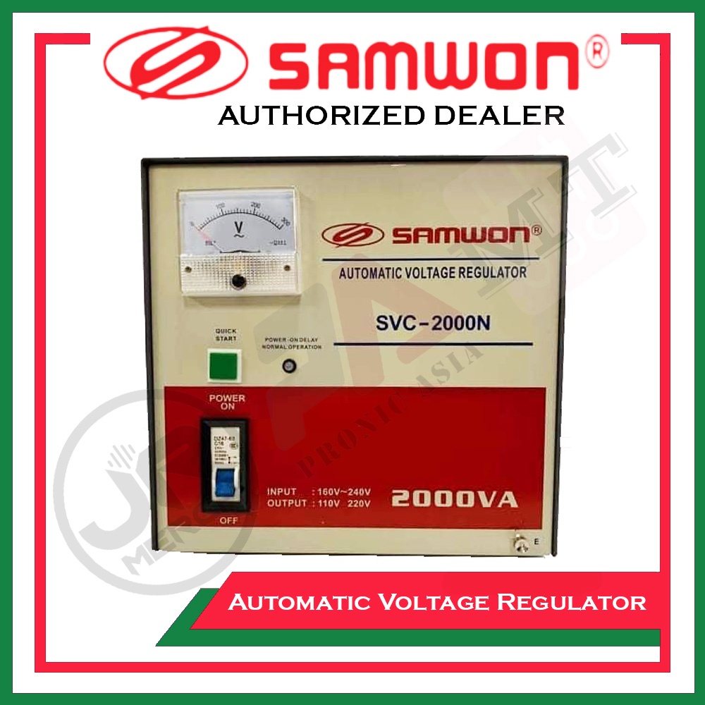 Samwon AVR with Time Delay 2000 watts (SW-2000W) | Shopee Philippines