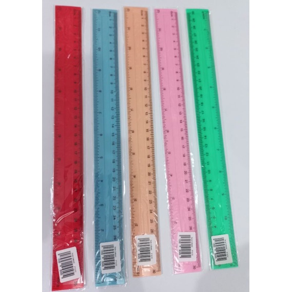 Plastic Ruler Pastel Color 12" in Random Color | Shopee Philippines