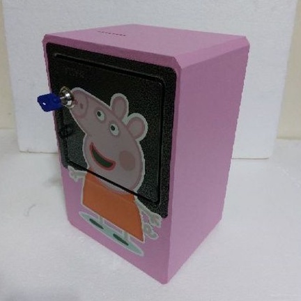PEPPA PIG DESIGN ALKANSYA VAULT SAFETY BOX | Shopee Philippines