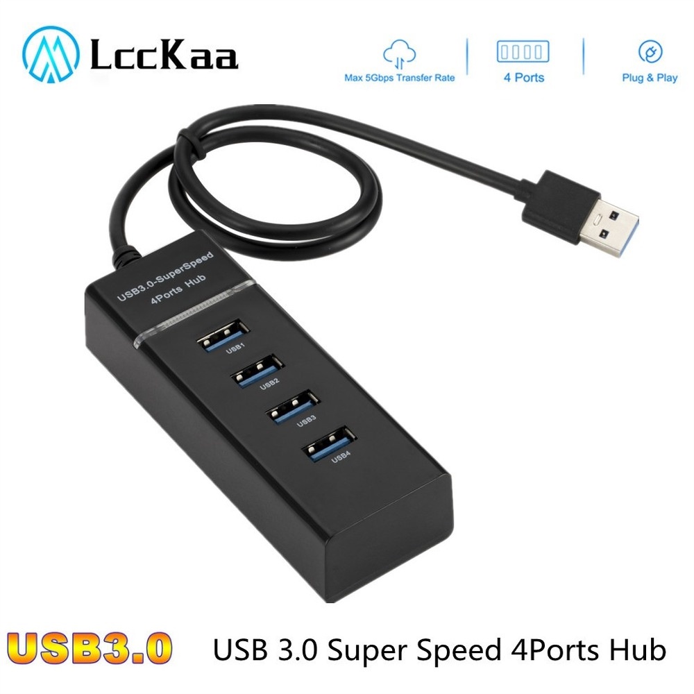 USB 3.0 High Speed Hub For Desktop Computer / Multi-device PC | Shopee ...