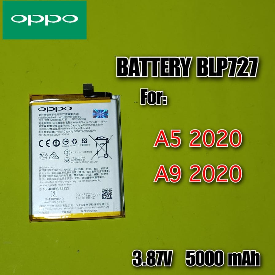 OPPO BLP727/ A5 2020/ A9 2020 BATTERY REPLACEMENT | Shopee Philippines
