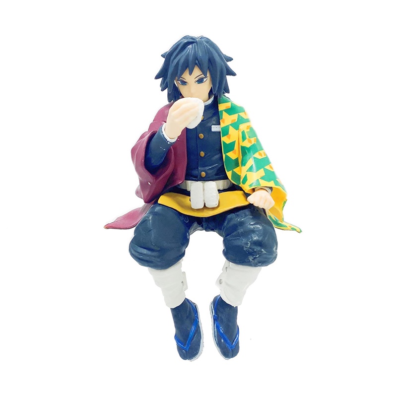 Demon Slayer Sit Action Figures Eating Rice Ball Kanroji Mitsuri Kochou ...