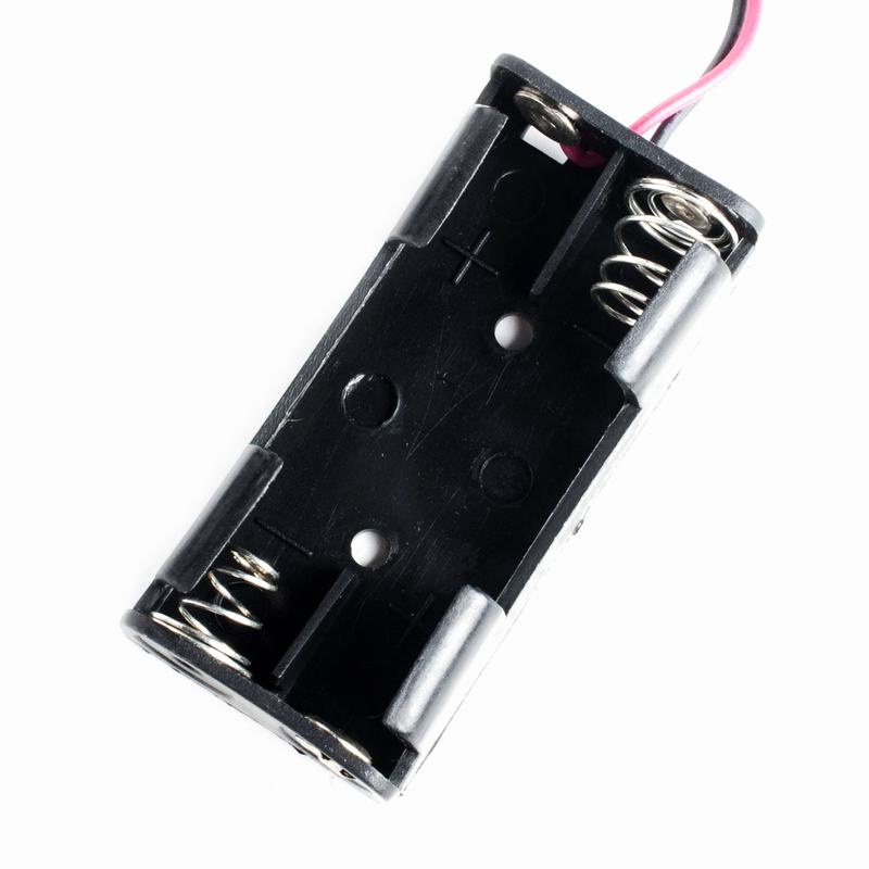 1pcs,2 X AAA AAA Cell Battery Holder Box Snap On Connector 1.5V DC Case ...