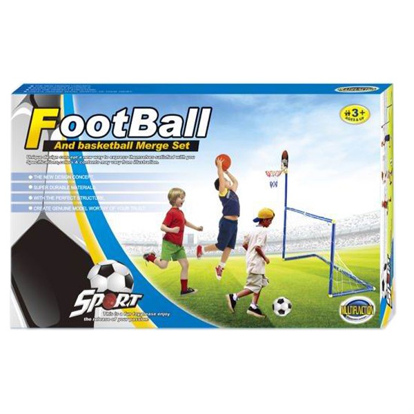 Kids Sports Play Set - 2in1 Football & Basketball Merge Set | Shopee ...