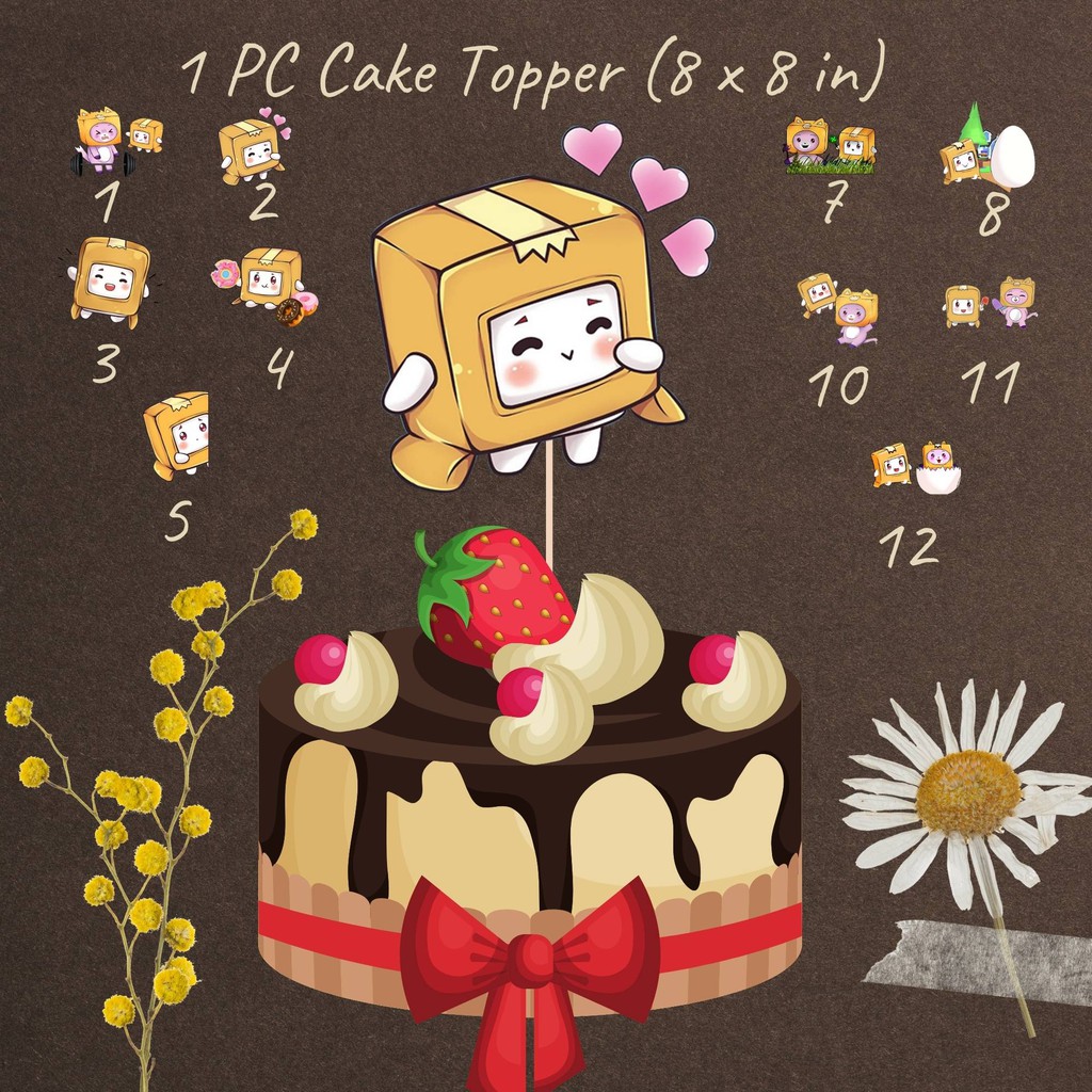 Lankybox Cake Toppers | Shopee Philippines