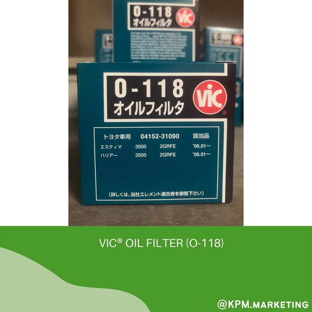 VIC Oil Filter Element Type O-118 TOYOTA | Shopee Philippines