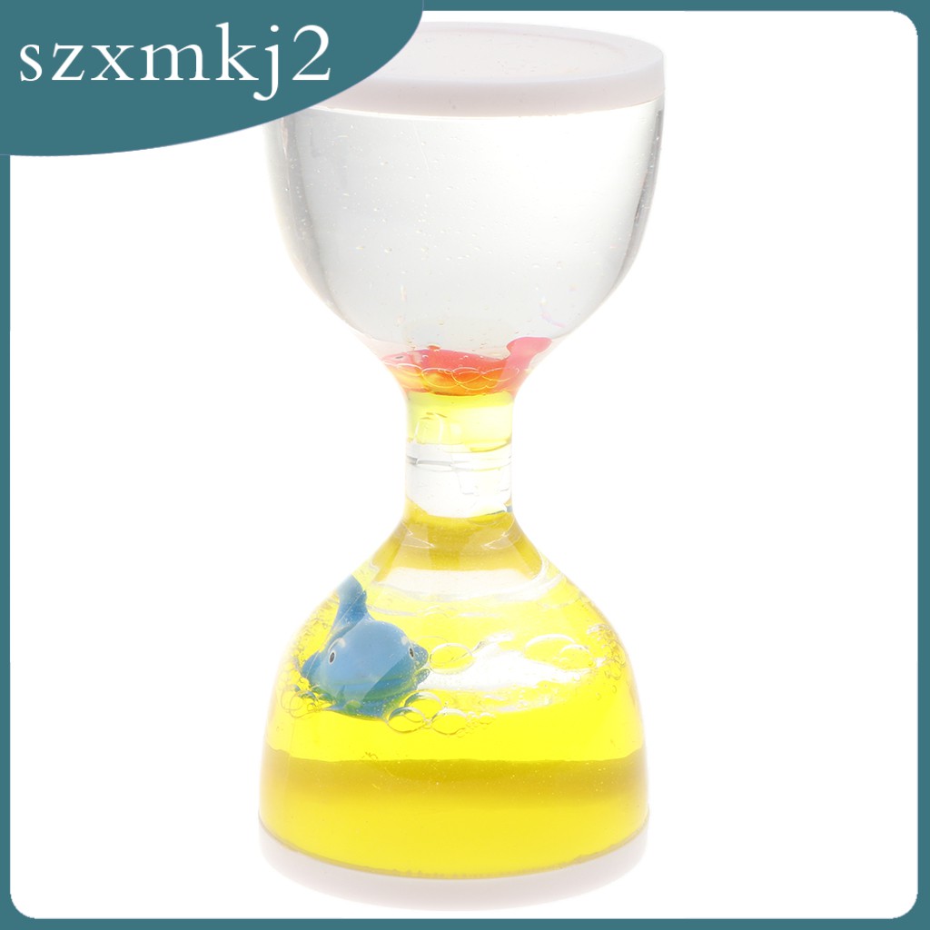 Cutest Liquid Motion Bubbler Timer Oil Hourglass for Sensory Fidget ...