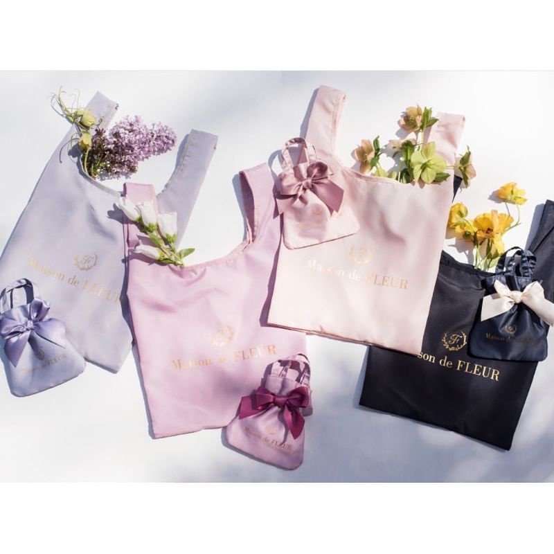 Maison de fleur Tote bag Foldable shopping bag Beautiful Sweet Cutest ...
