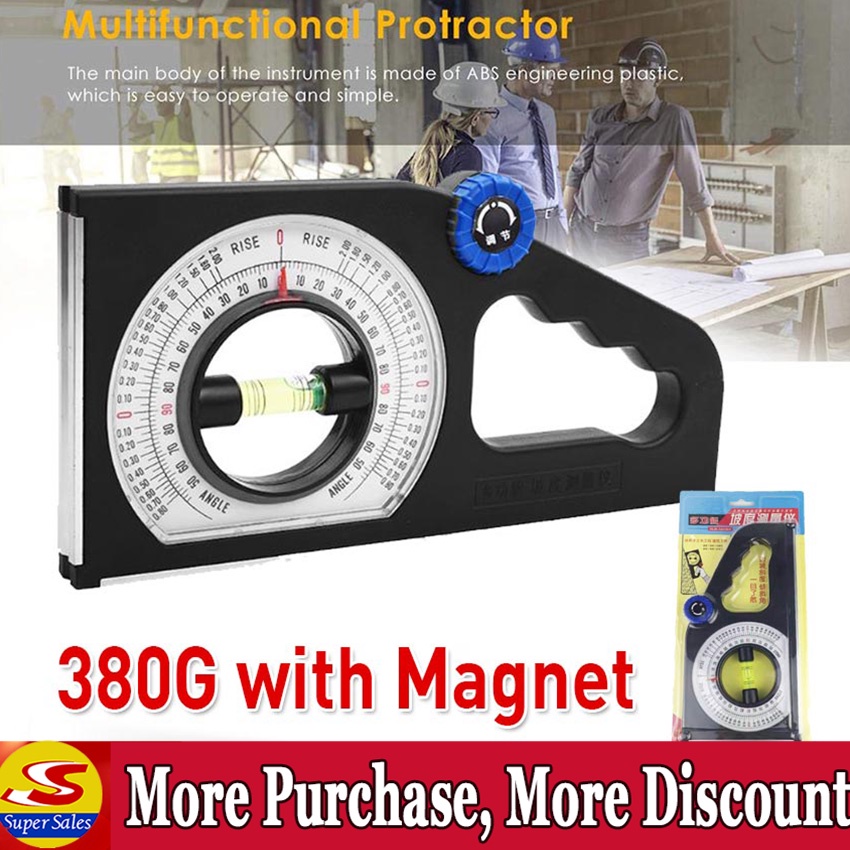 【CLEARANCE】Multi-Function Slope Gradient Ruler Universal Angle Ruler ...