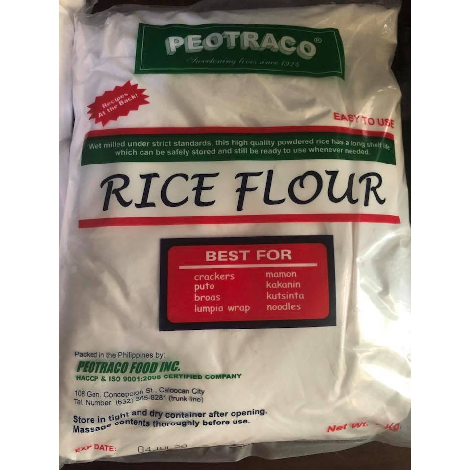 Peotraco Rice Flour 500 Grams | Shopee Philippines