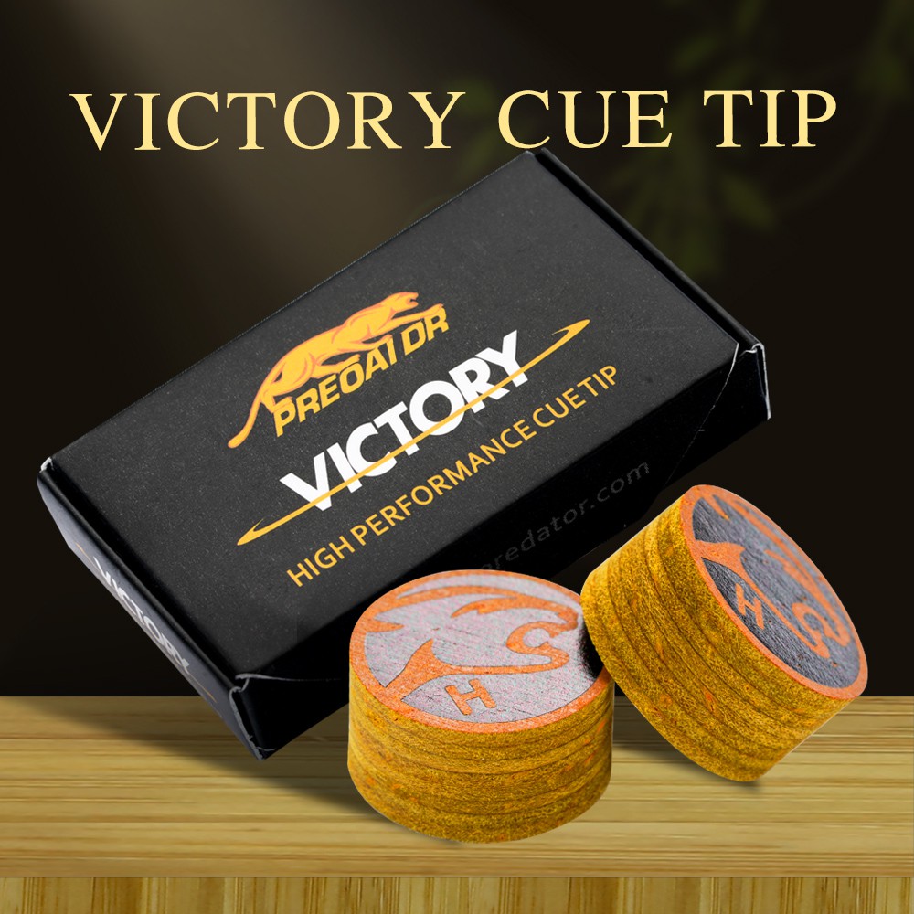 PREOAIDR Victory 3142 Z2 Billiard Tip 14mm H/M/S Pool Cue Stick Tip 8 ...