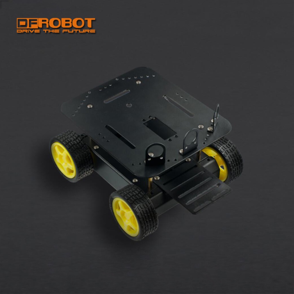 DFRobot Pirate 4WD Mobile robot Platform with 4 Motors Wheel Aluminum ...