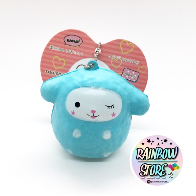 Mini blue sheep squishy | Shopee Philippines