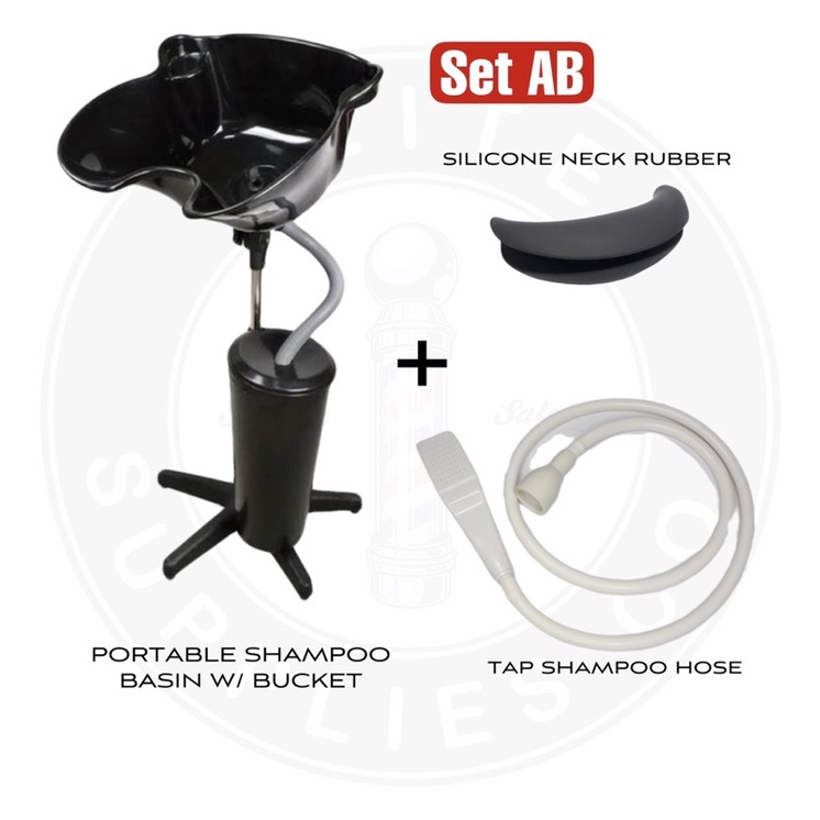 Portable Shampoo Bowl Basin w/ Adjustable Stand & Bucket furniture ...