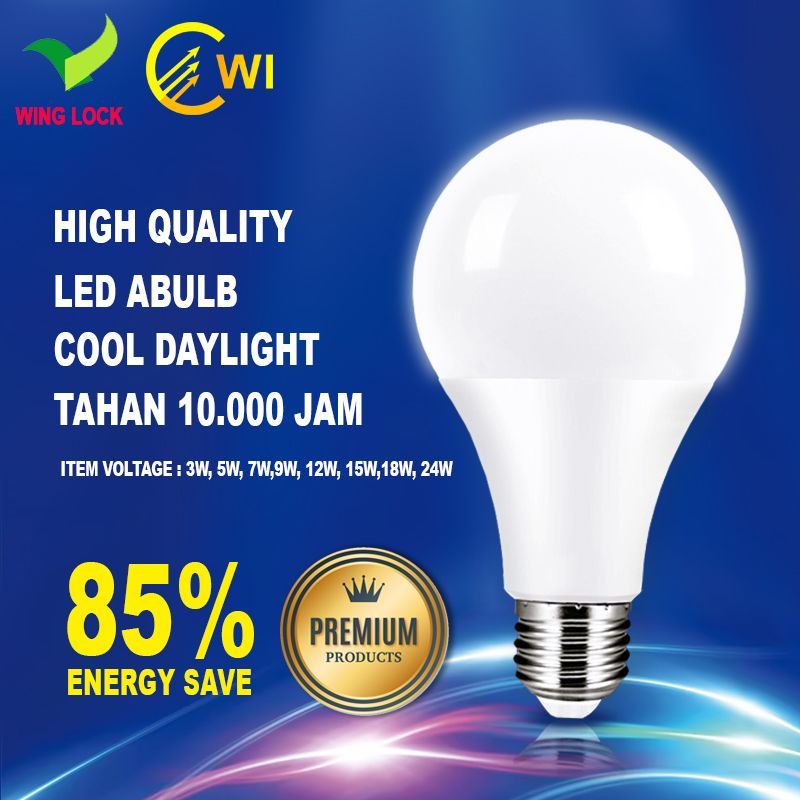 9 WATT WING LOCK LED LIGHT PREMIUM E27 LED BULB 1 YEAR WARRANTY ...