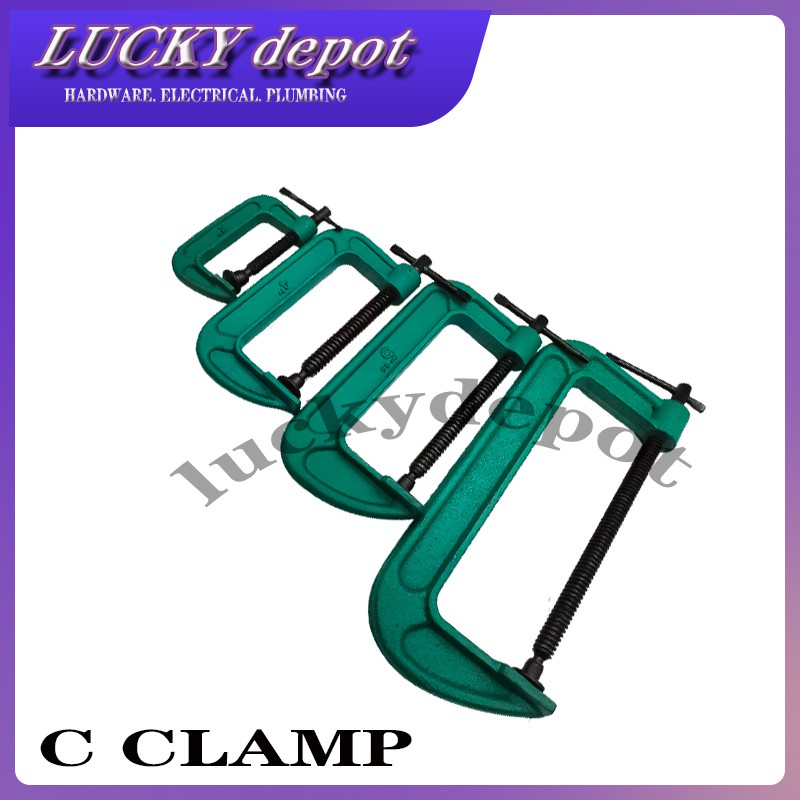 Adjustable C-Clamp 2inch / 3inch / 4inch / 5inch/ 6inch ( Sold per ...