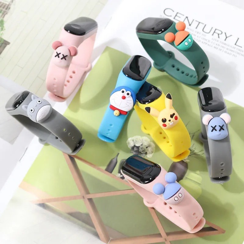 Relo waterproof Cute Cartoon Led Silicone Touch Digital Touch watch ...