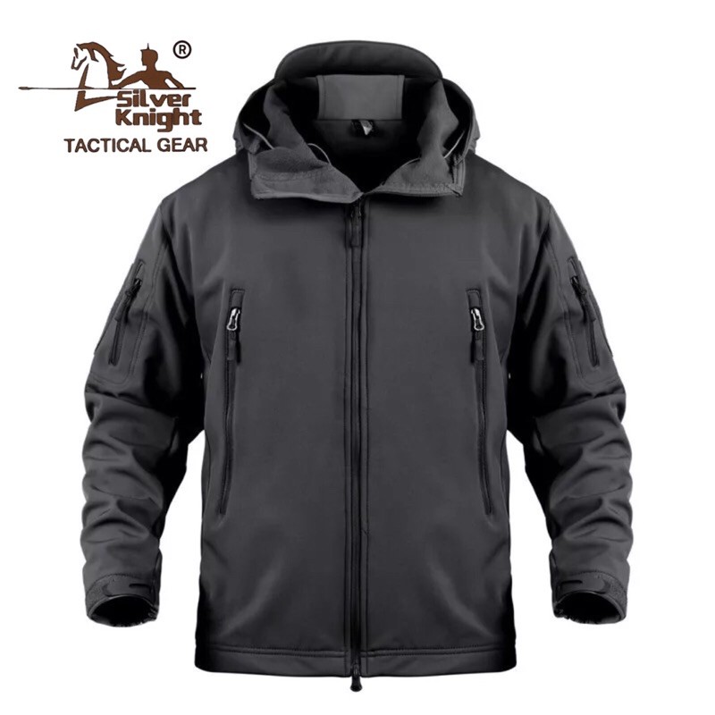 【Silver Knight】Outdoor Winter Windproof Training Jacket | Shopee ...