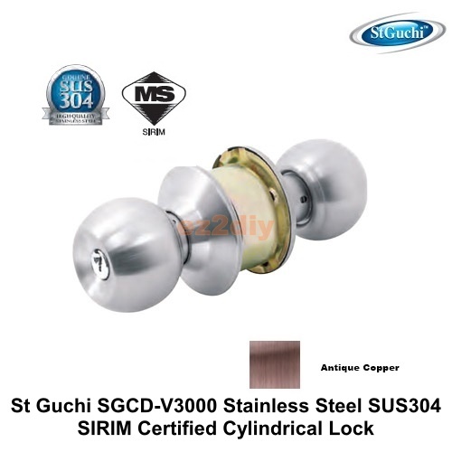 St Guchi SGCD-V3000 Stainless Steel SUS304 SIRIM Certified Cylindrical ...