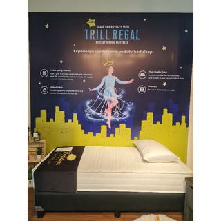 URATEX TRILL REGAL Pocket Spring Mattress ( 10 years warranty) | Shopee ...