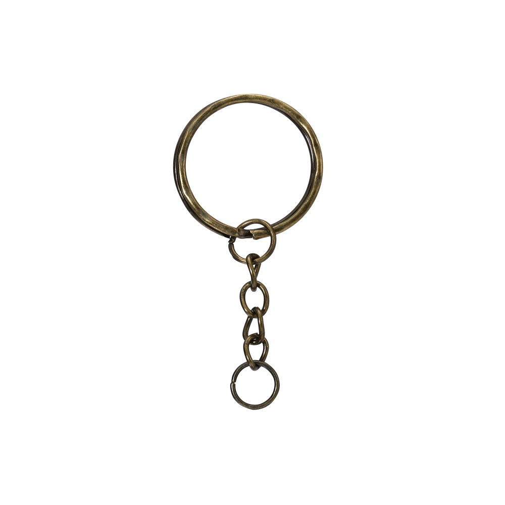 St.Kunkka 10 Pcs. 8mm Embossed Circle Keychains Simple And Stylish ...