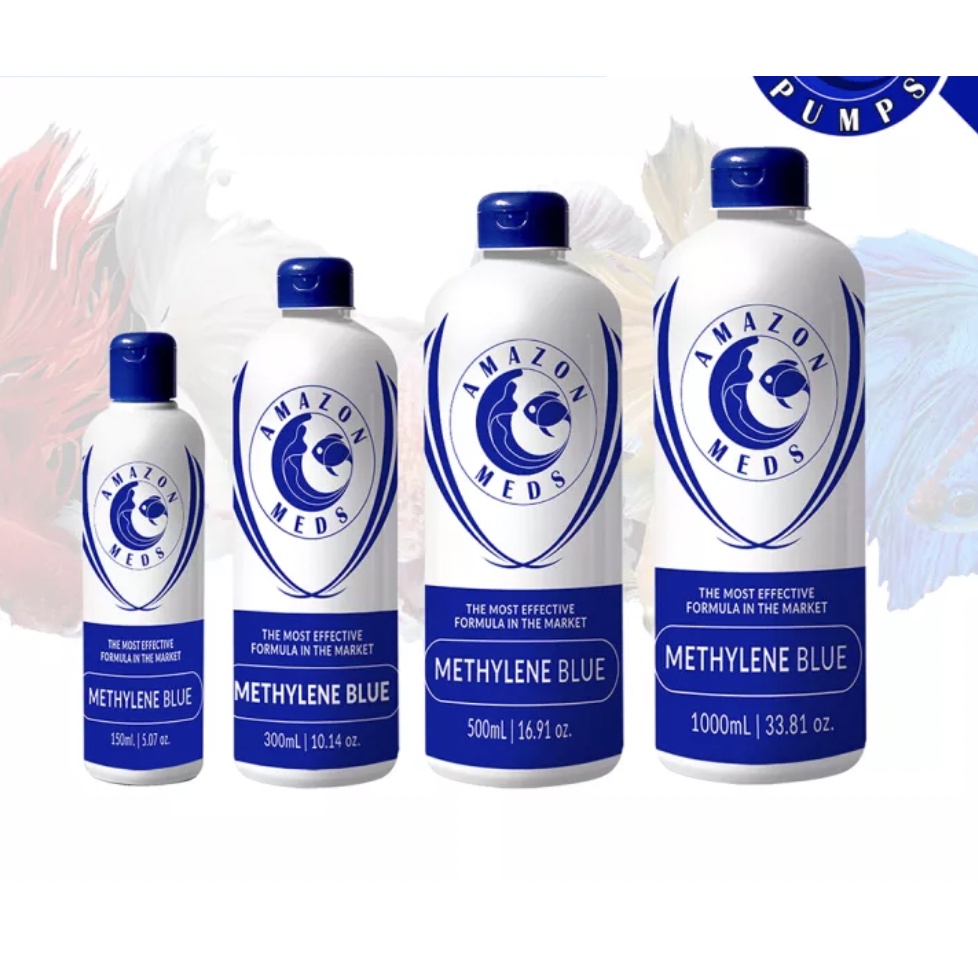 Amazon Meds Methylene Blue for Aquarium medicine cure and prevent fish disease anti fungal ...