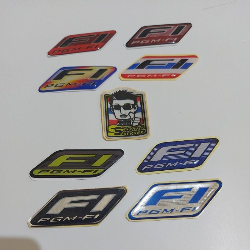 Fi PGM FI HONDA EMBLEM STICKER embossed 3D | Shopee Philippines