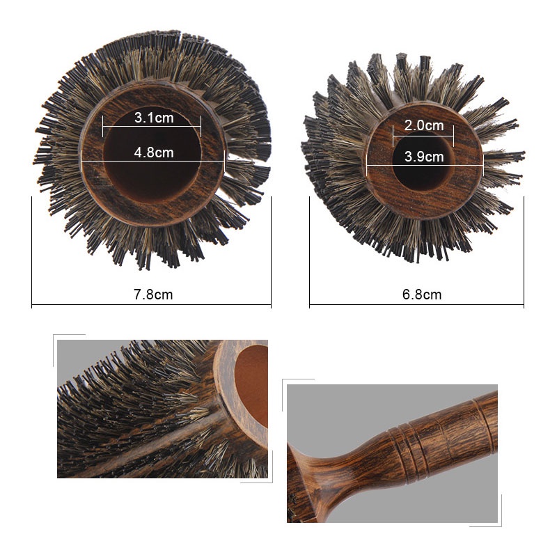 Enlarged Hair Rolling Comb Hollow Big Flower Hair Curling Comb ...